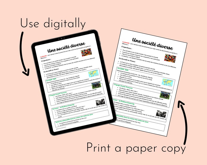 AQA A-level French Revision Notes – Year 1 + 2 - Etsy