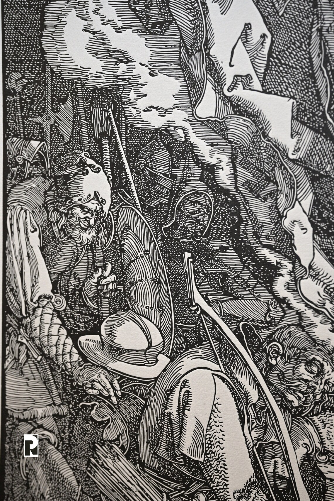 Albrecht Durer - Great Passion: the Resurection - Handmade Linocut ...