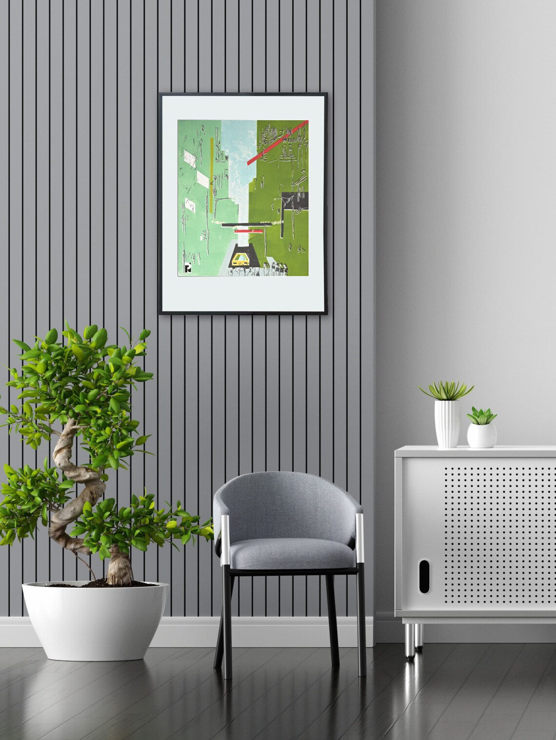 Rhythm Around Me 2 Handmade Linocut, Graphic, by Pawel Naumowicz - Etsy