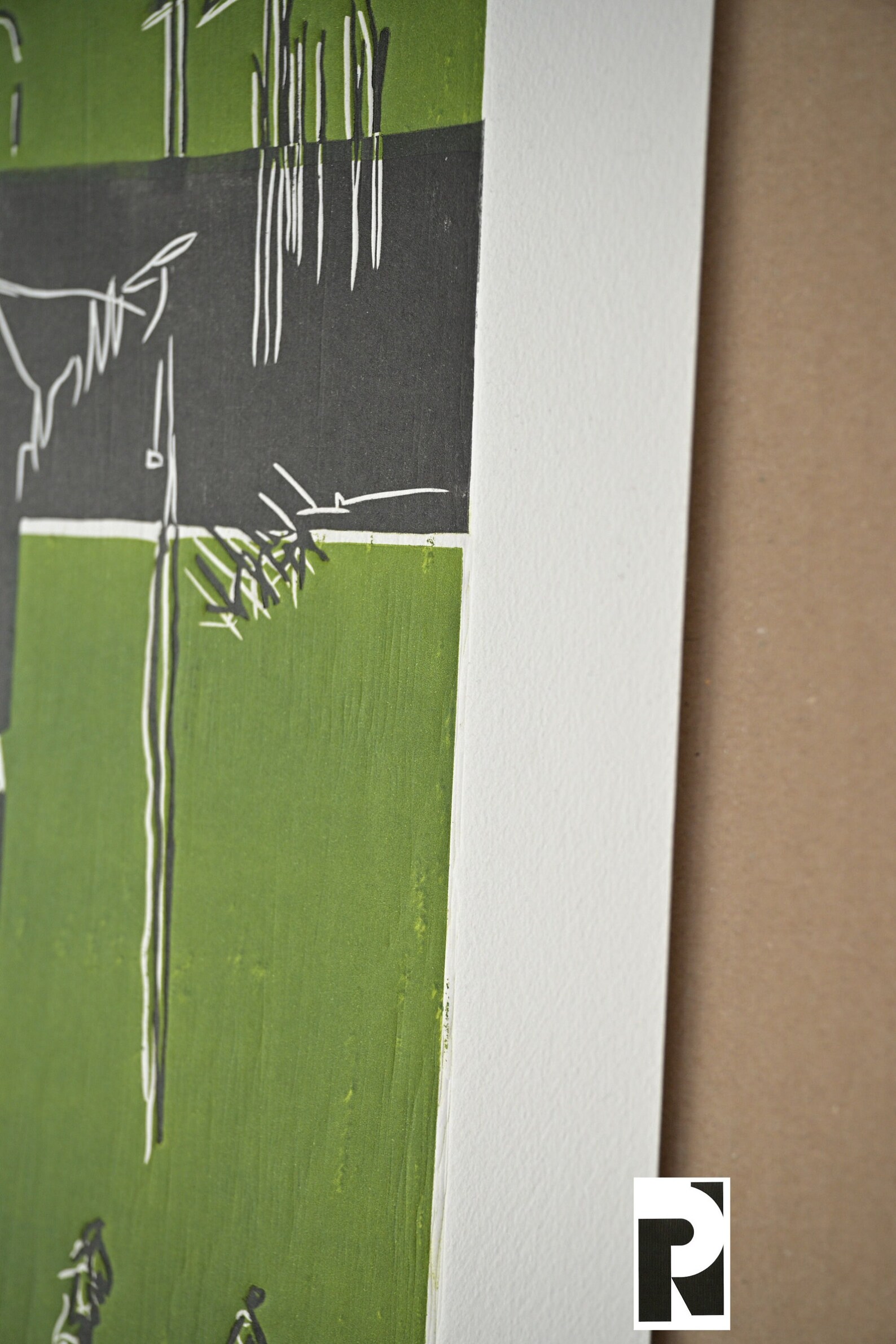 Rhythm Around Me 2 Handmade Linocut, Graphic, by Pawel Naumowicz - Etsy