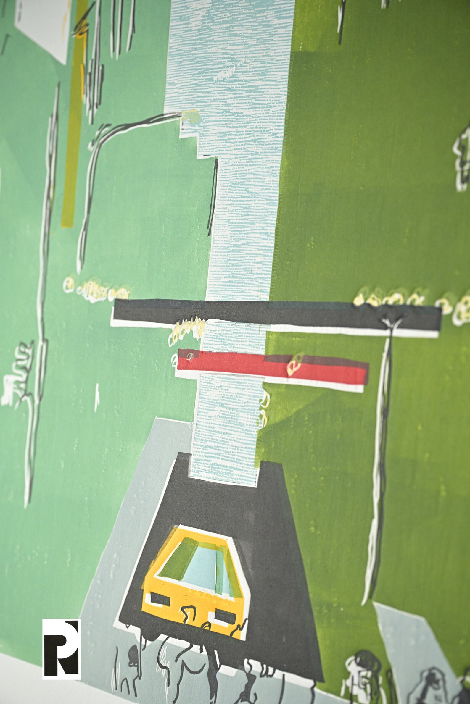 Rhythm Around Me 2 Handmade Linocut, Graphic, by Pawel Naumowicz - Etsy