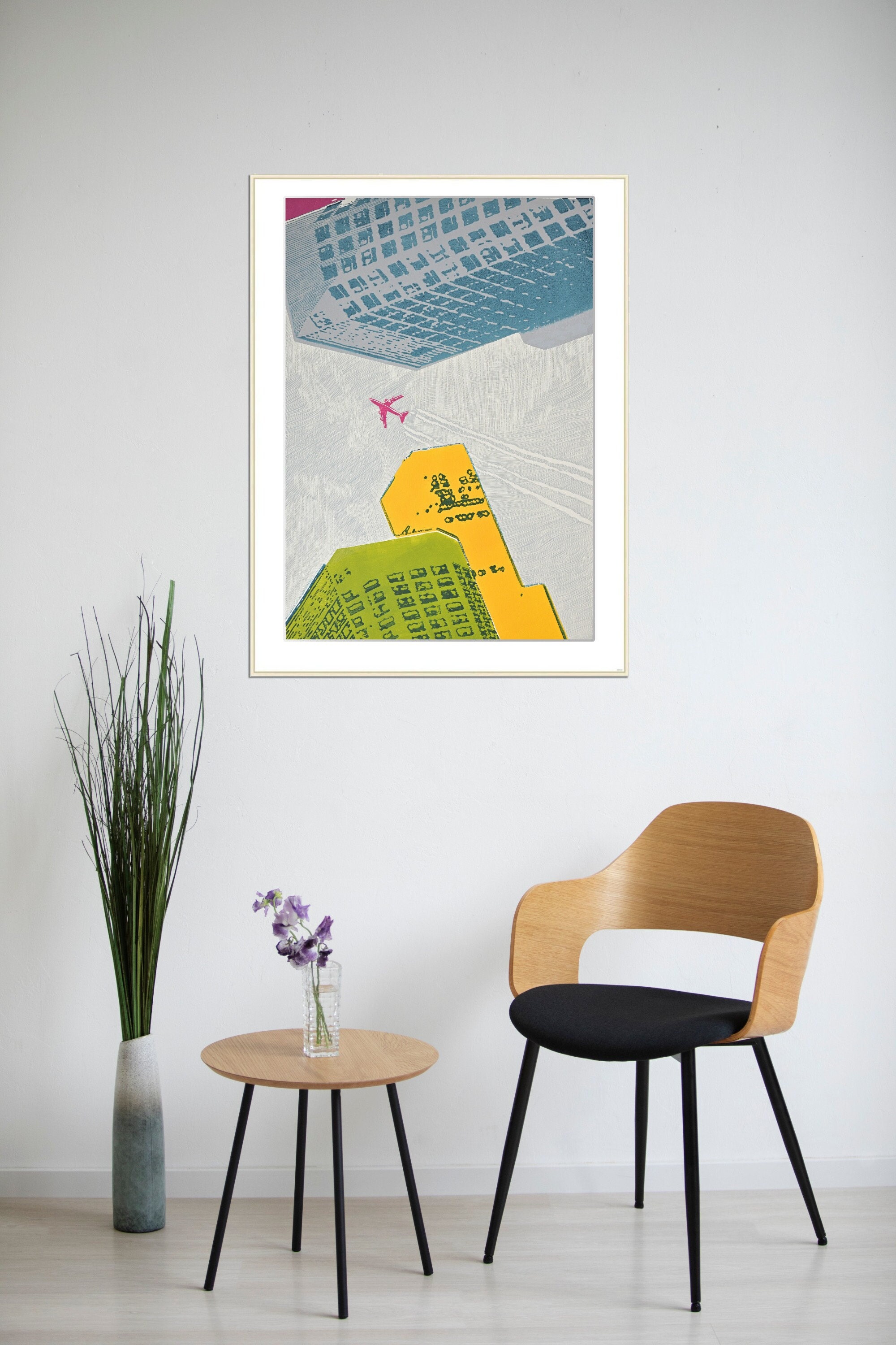 Rhythm Around Me 3 Handmade Linocut, Graphic, by Pawel Naumowicz - Etsy