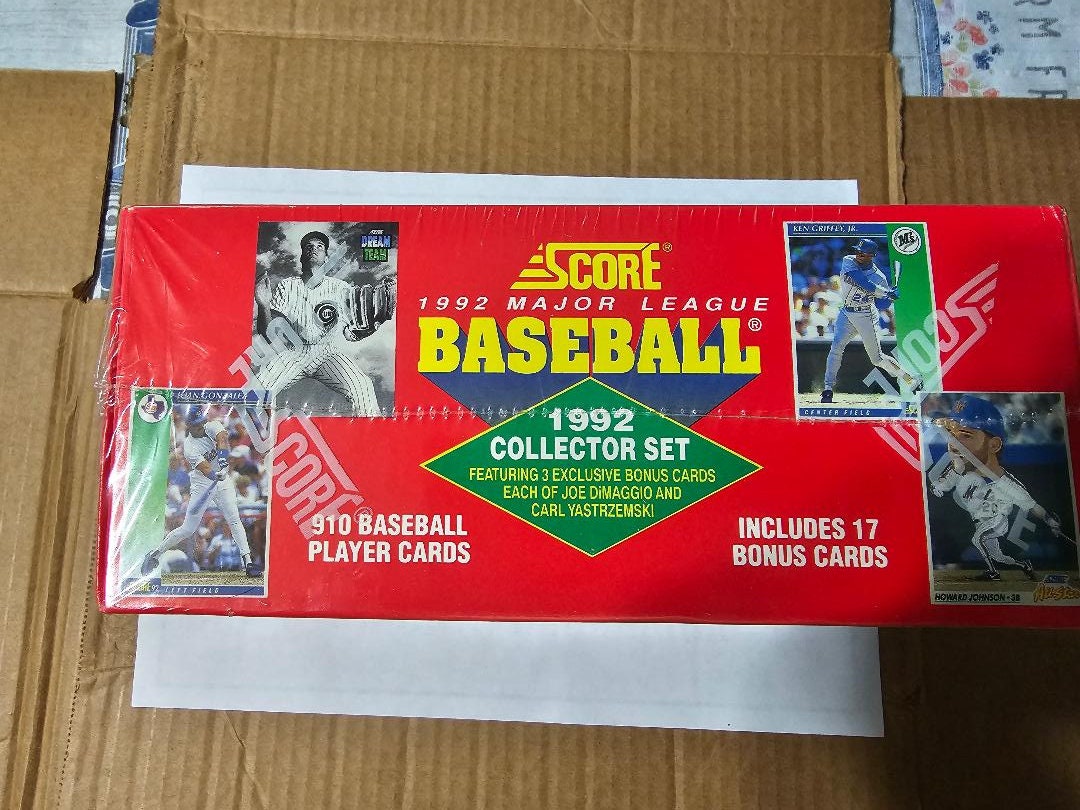 1992 Score Major League Baseball Collector Set - Etsy