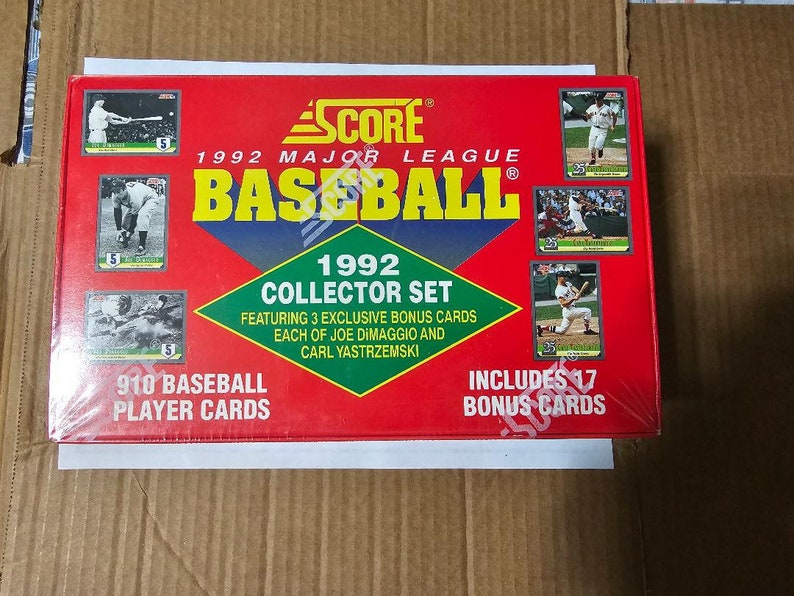 1992 Score Major League Baseball Collector Set - Etsy