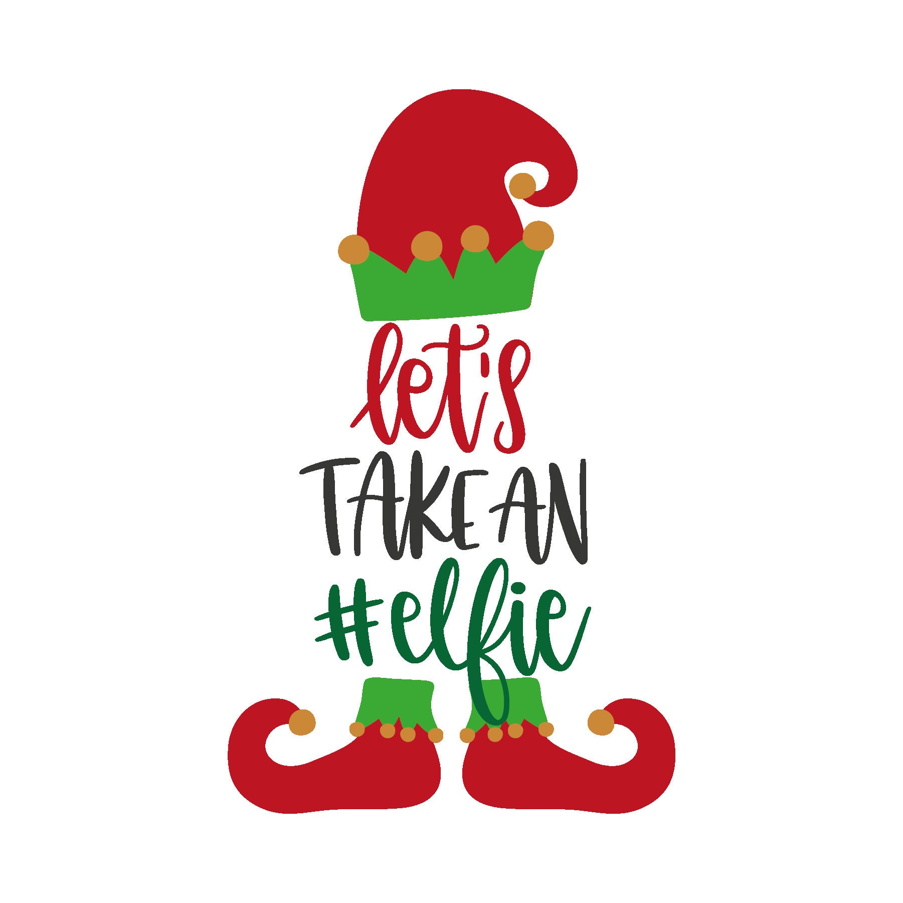 Lets Take an ELFIE SVG PNG - Etsy
