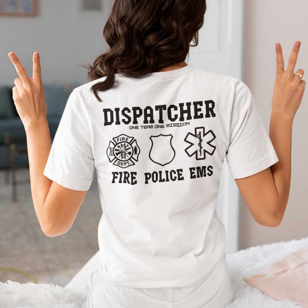 Personalized One Mission 911 Dispatcher Comfort Colors, 911 Dispatcher ...
