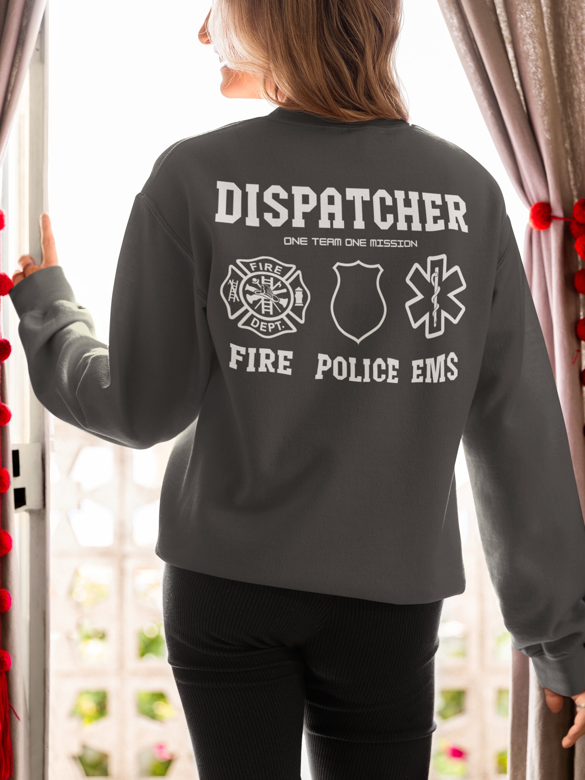 Custom Dispatcher Sweater,personalized Name, Dispatcher Sweatshirt ...