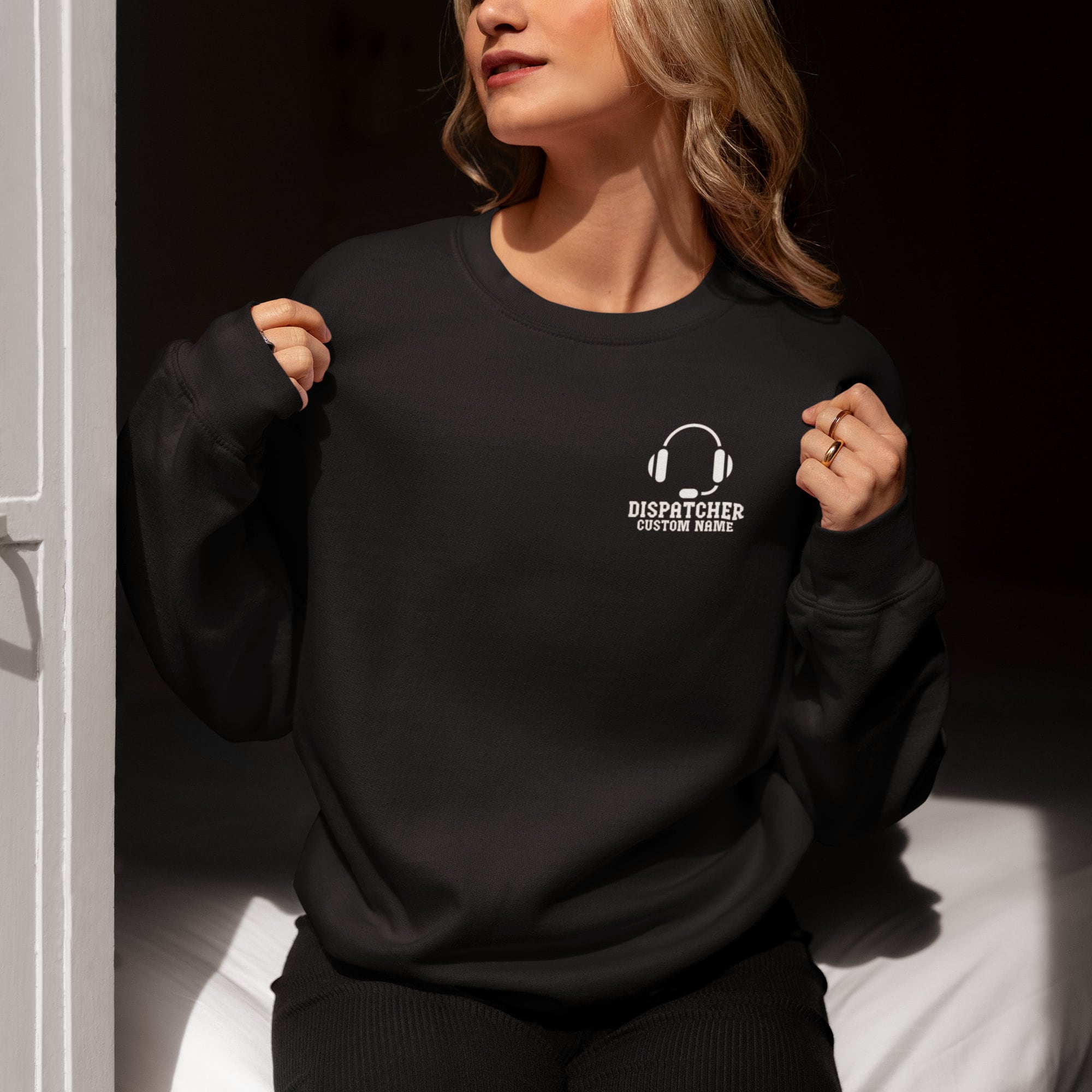 Sheriff Dispatcher Sweater, Personalized Name, Dispatcher Sweatshirt ...