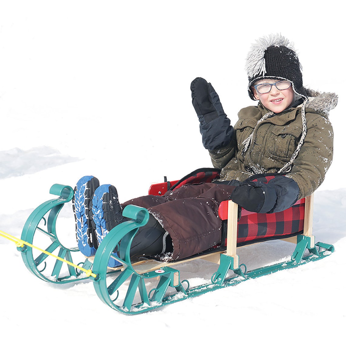 Alpine Kinder Sleigh / Wooden Sleigh - Etsy