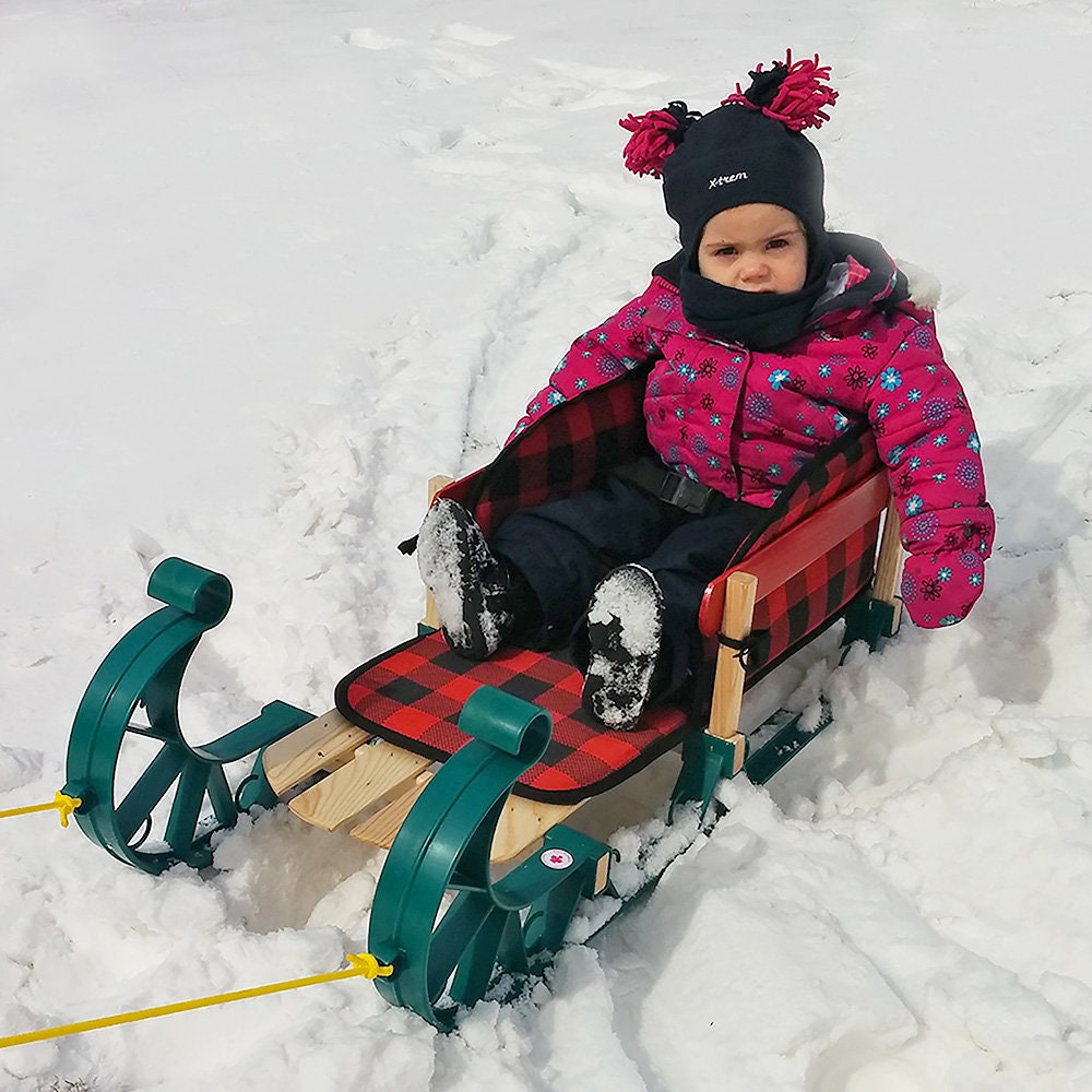 Alpine Kinder Sleigh / Wooden Sleigh - Etsy