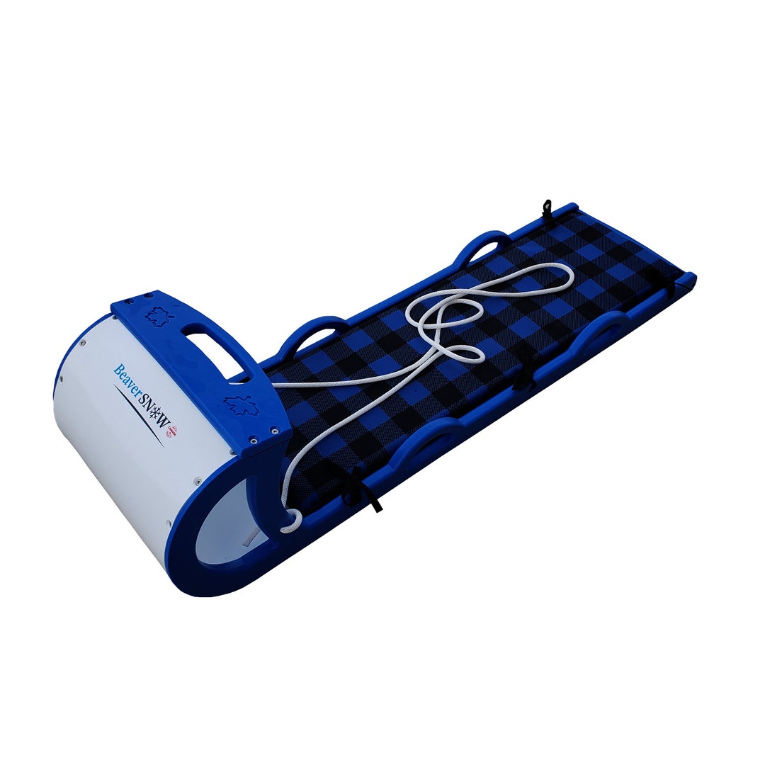 42 Inch Toboggan With Pad Blue - Etsy