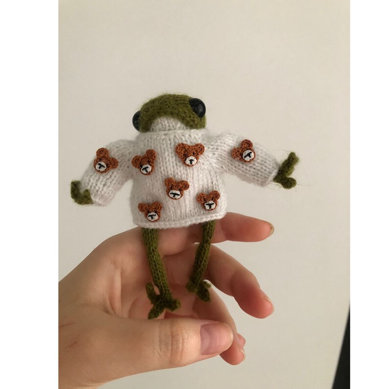 Handmade Frog , Knitted Frog - Etsy