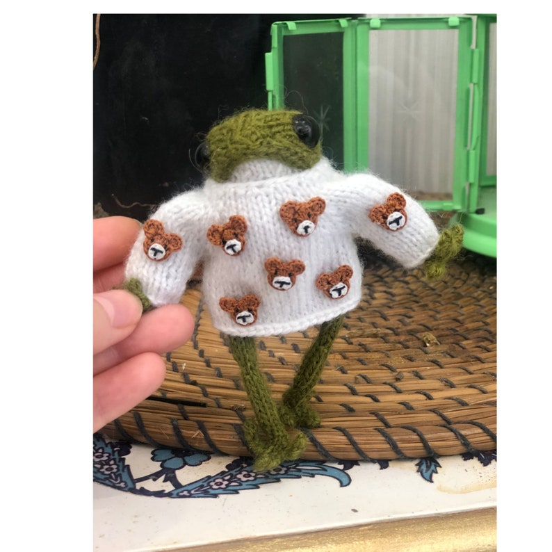 Handmade Frog , Knitted Frog - Etsy