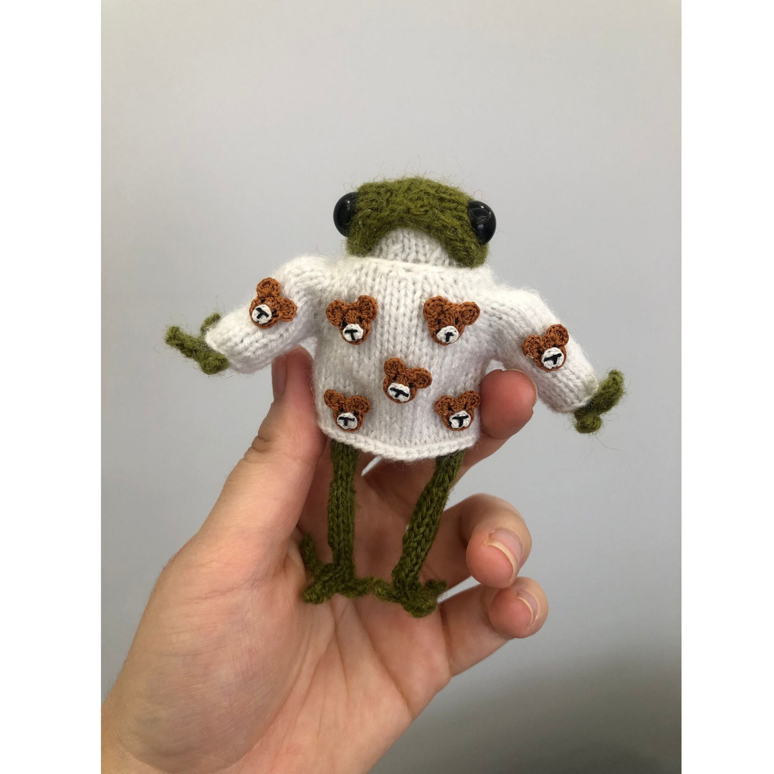 Handmade Frog , Knitted Frog - Etsy