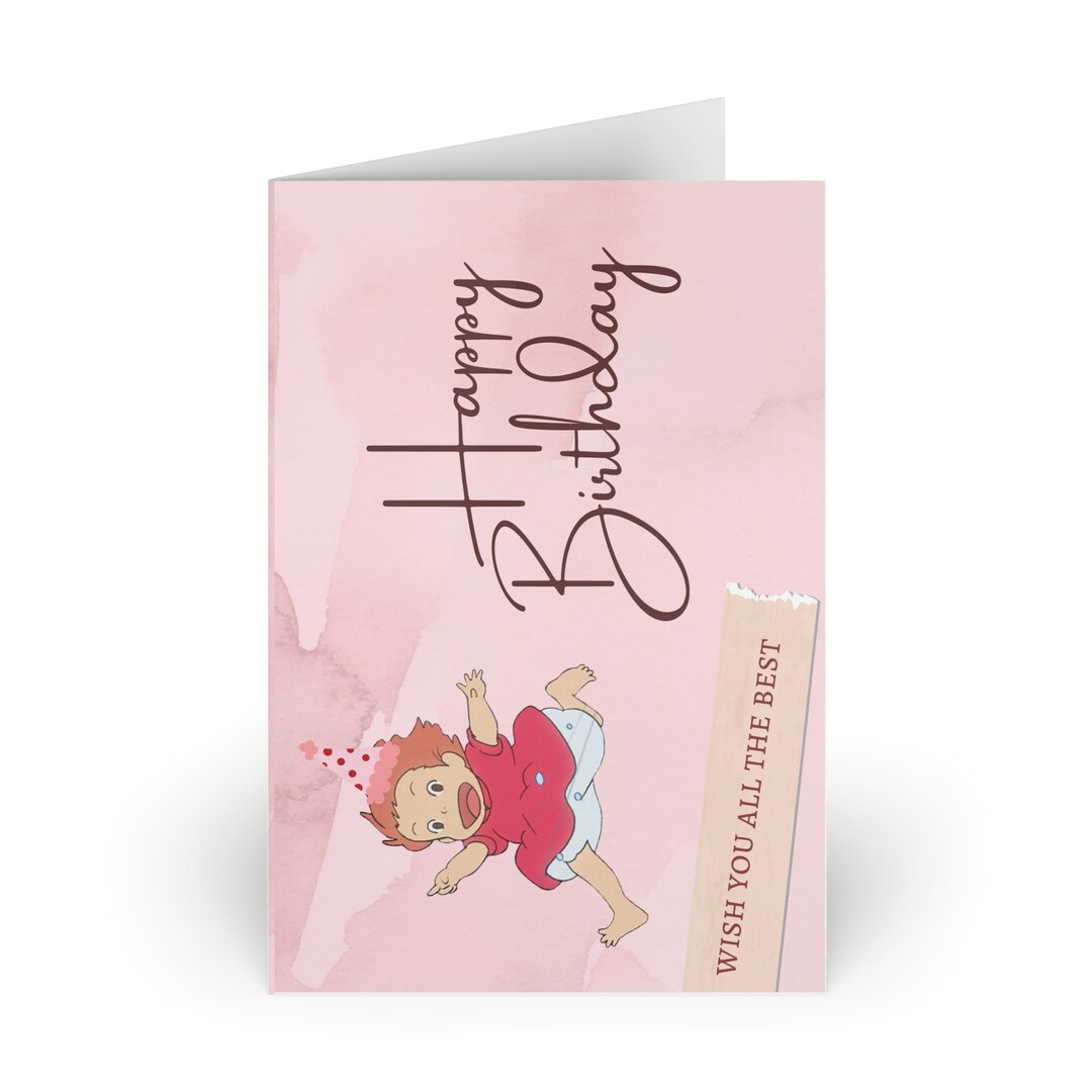 Studio Ghibli Birthday Card - Etsy