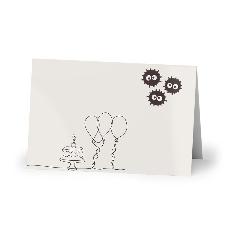 Studio Ghibli Birthday Card - Etsy