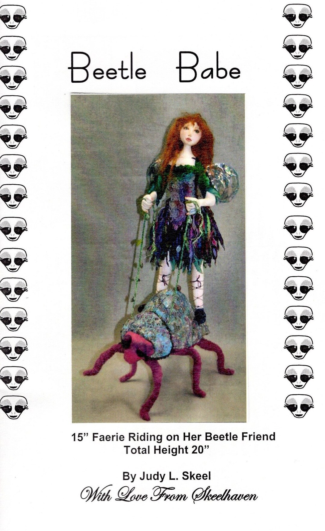 With Love From Skeelhaven Beetle Babe 15" Faerie / Fairy Riding on Her ...