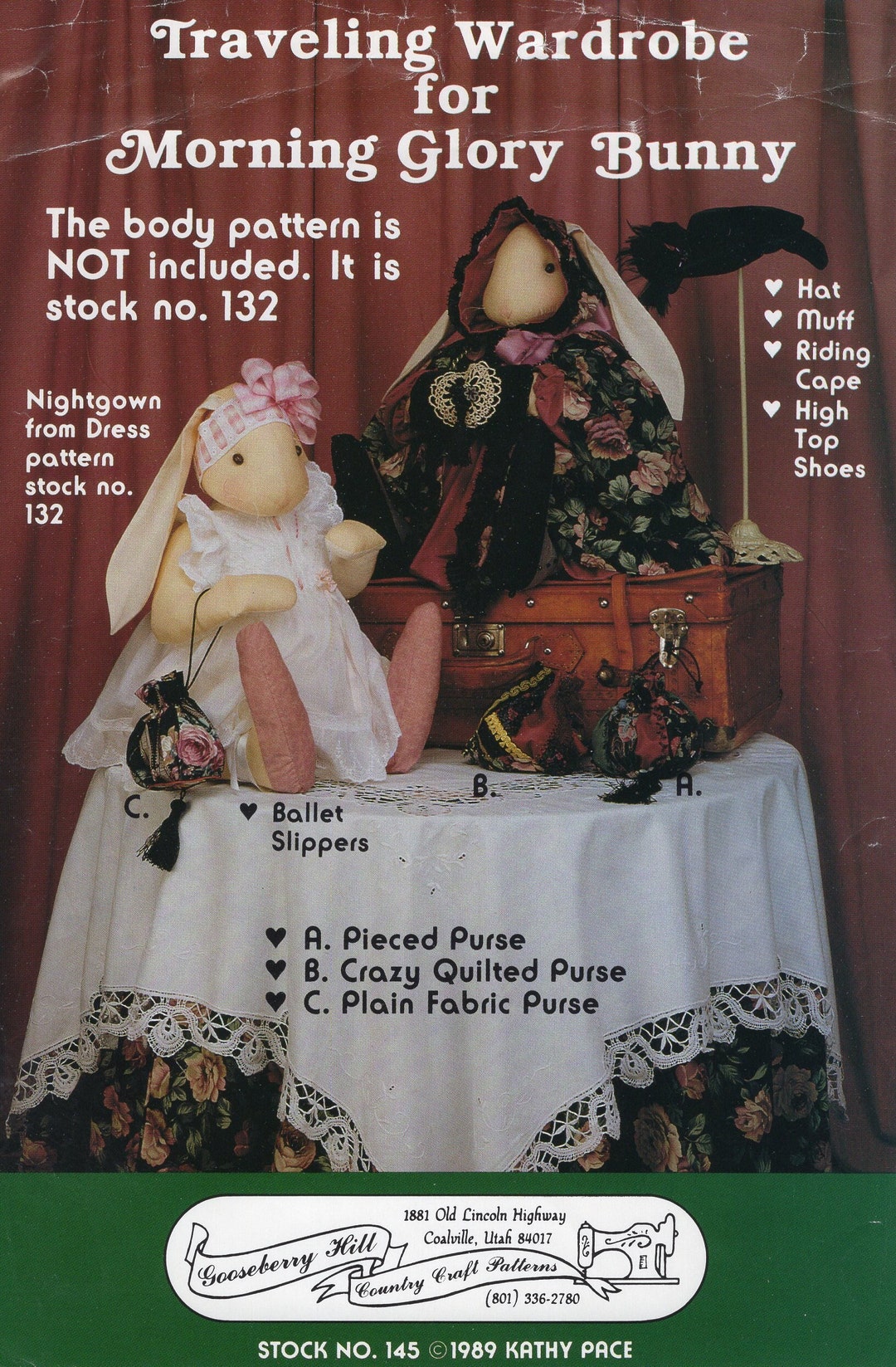 Gooseberry Hill Country Craft Patterns 145 Traveling Wardrobe for ...