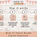 Back to School Bundle | Personalized Learning Book, Crafts, and ...