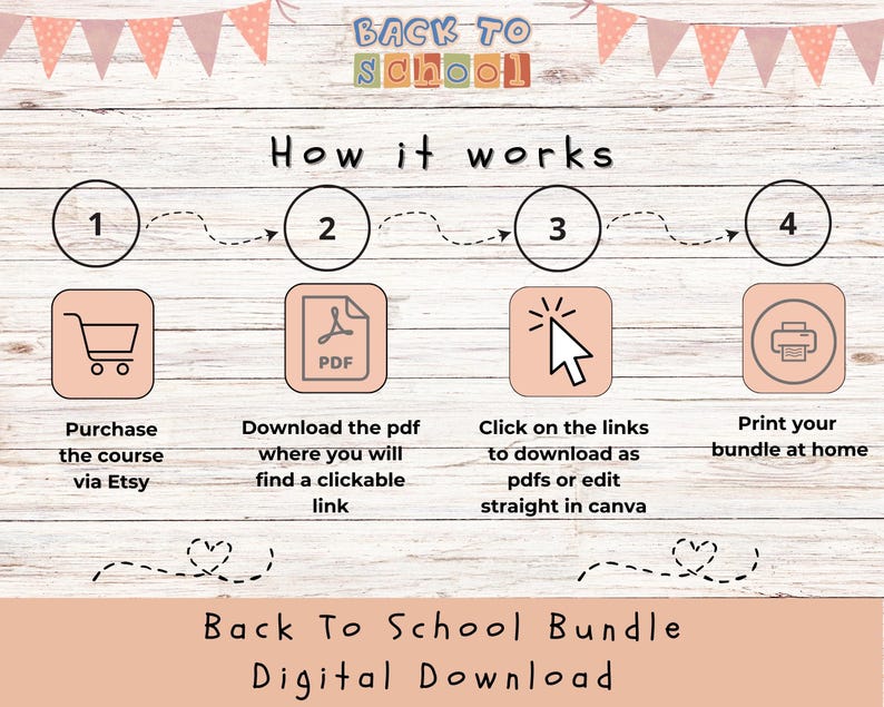 Back to School Bundle | Personalized Learning Book, Crafts, and ...