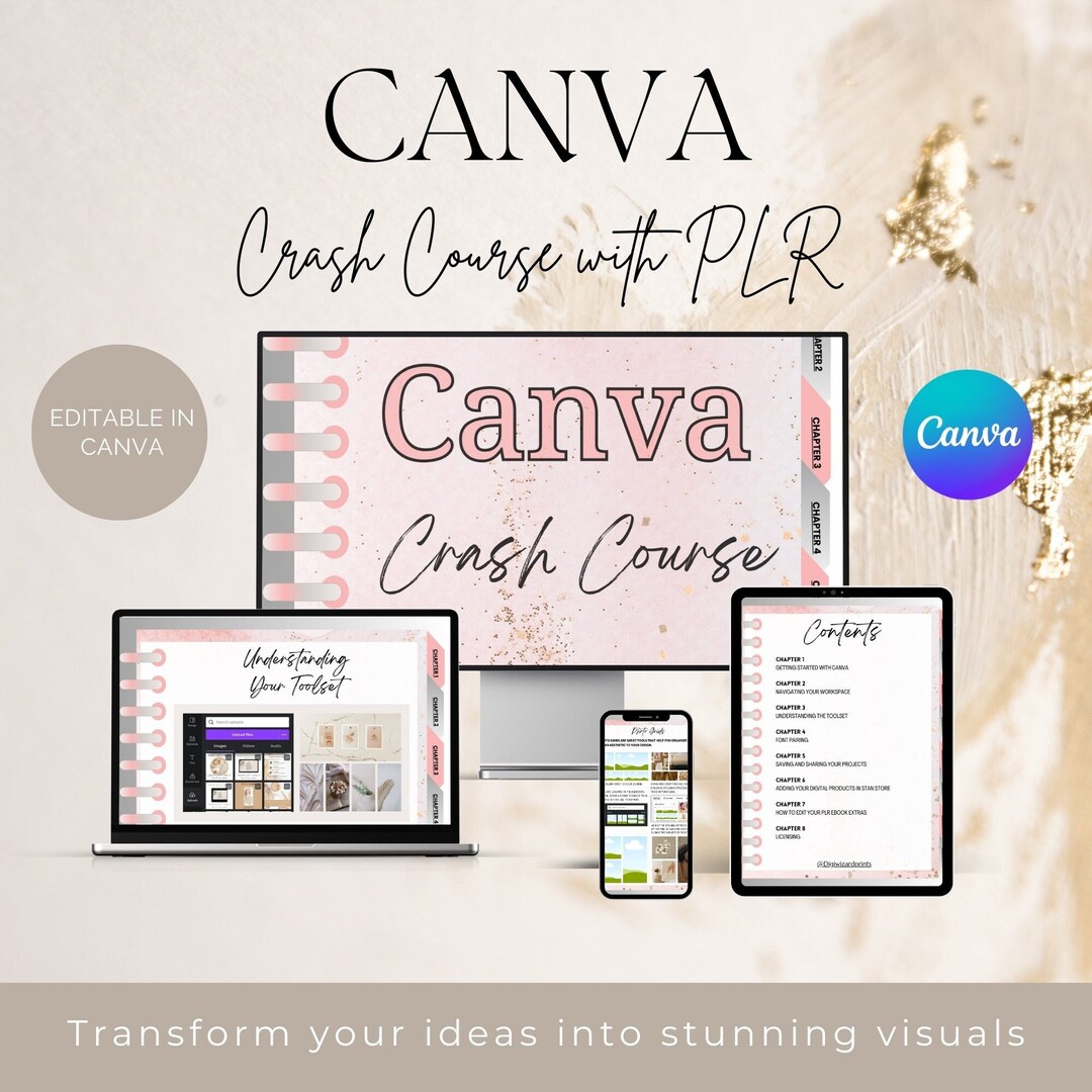 Canva Crash Course: Beginner's Guide With PLR (digital Download) - Etsy