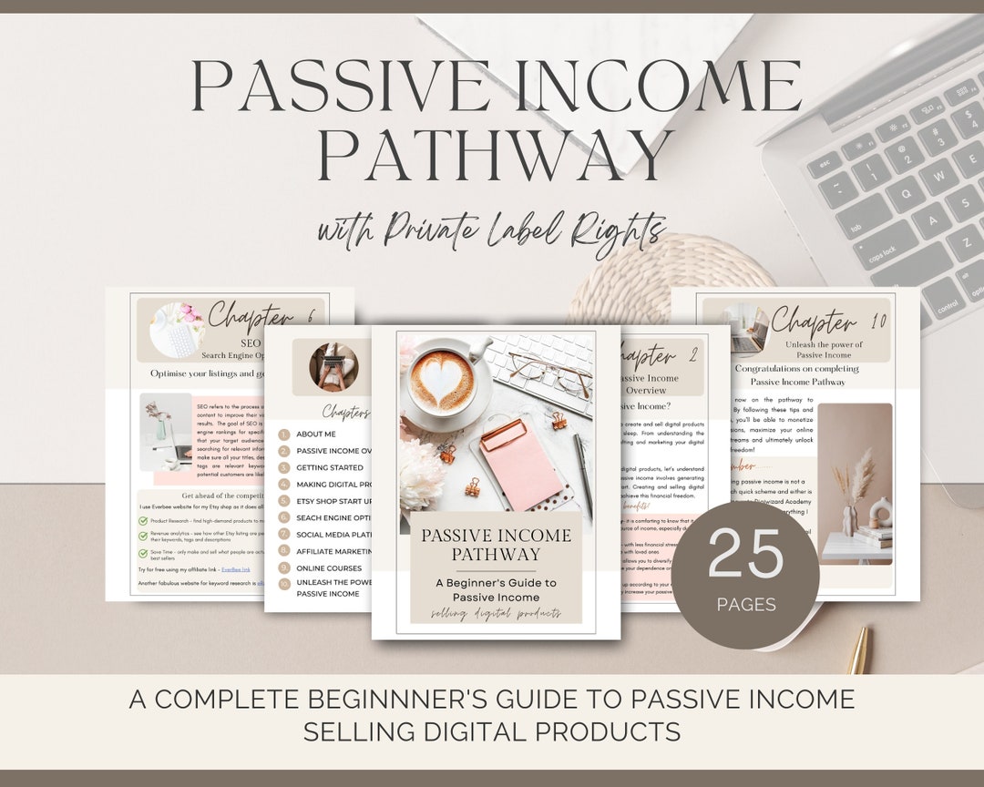 Passive Income Ebook: Etsy Digital Product Guide (PLR) - Etsy