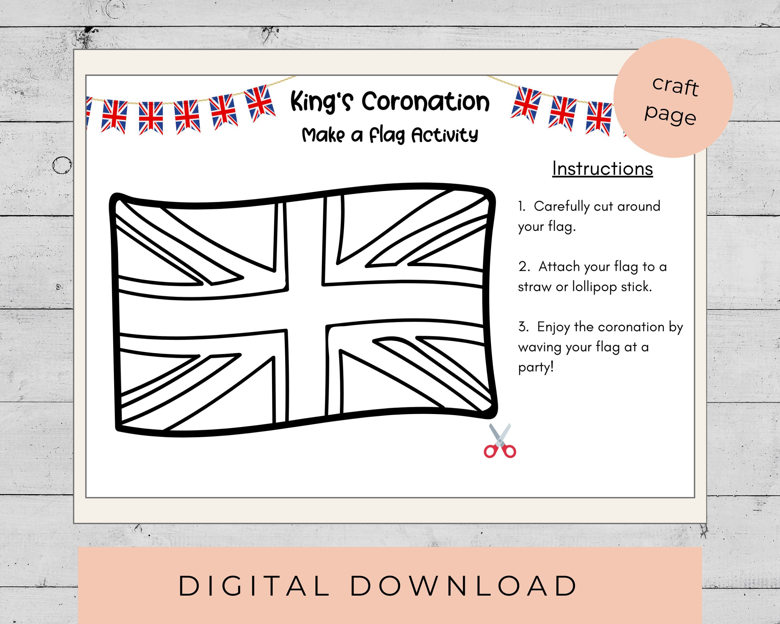 King Charles III Coronation Colouring Pages, Coronation Activity Bundle ...
