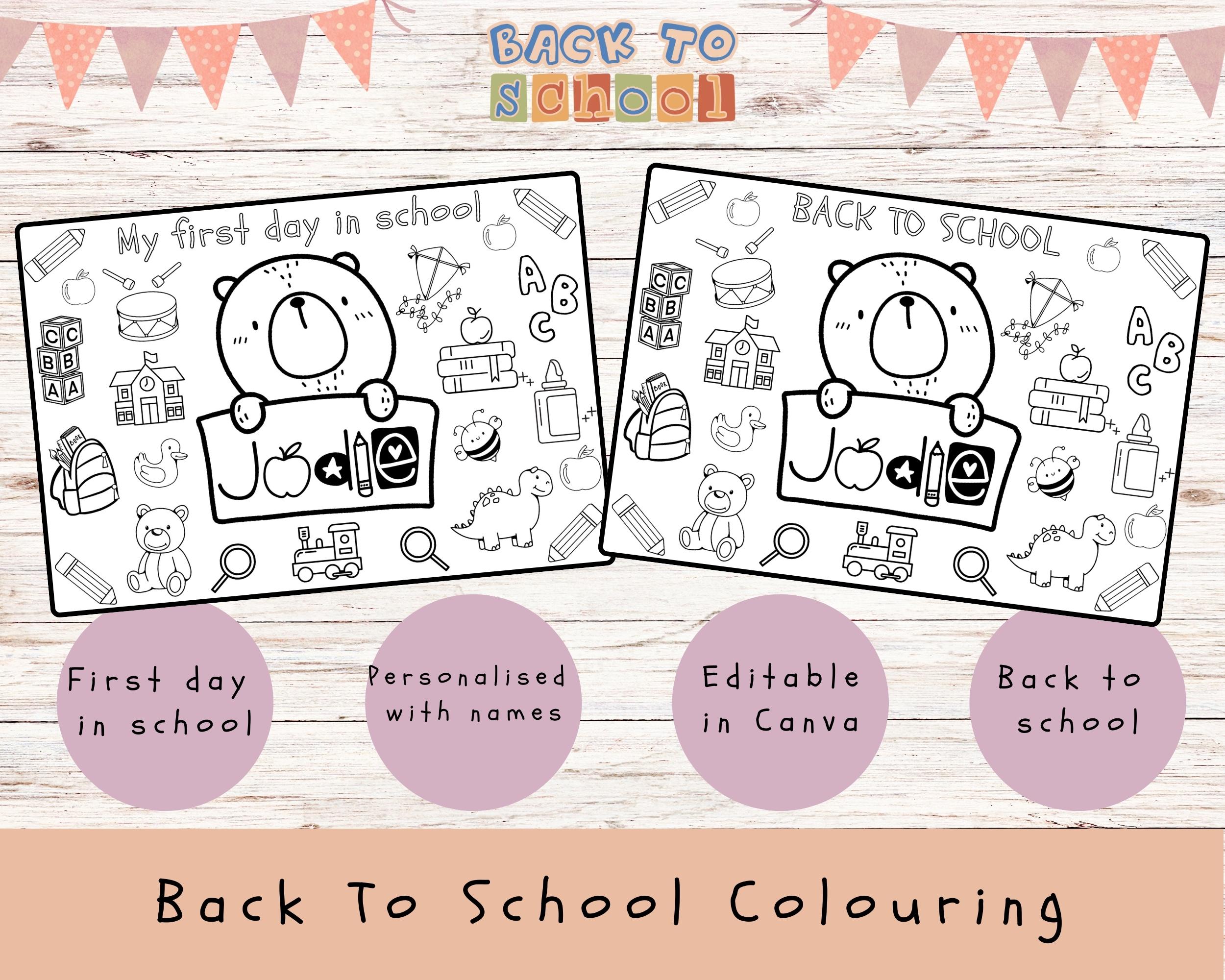 Back to School Bundle | Personalized Learning Book, Crafts, and ...