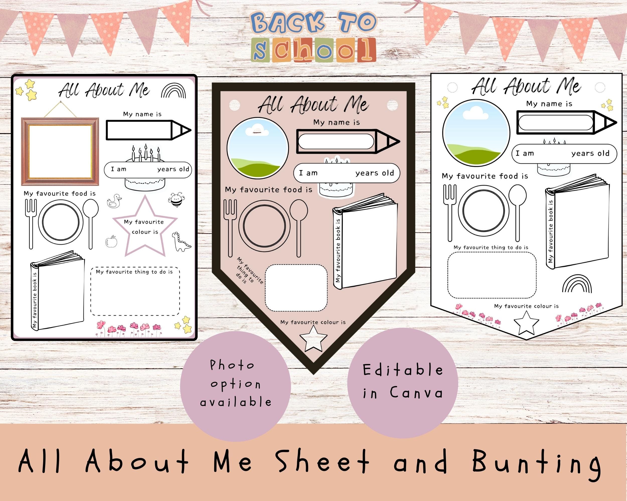 Back to School Bundle | Personalized Learning Book, Crafts, and ...
