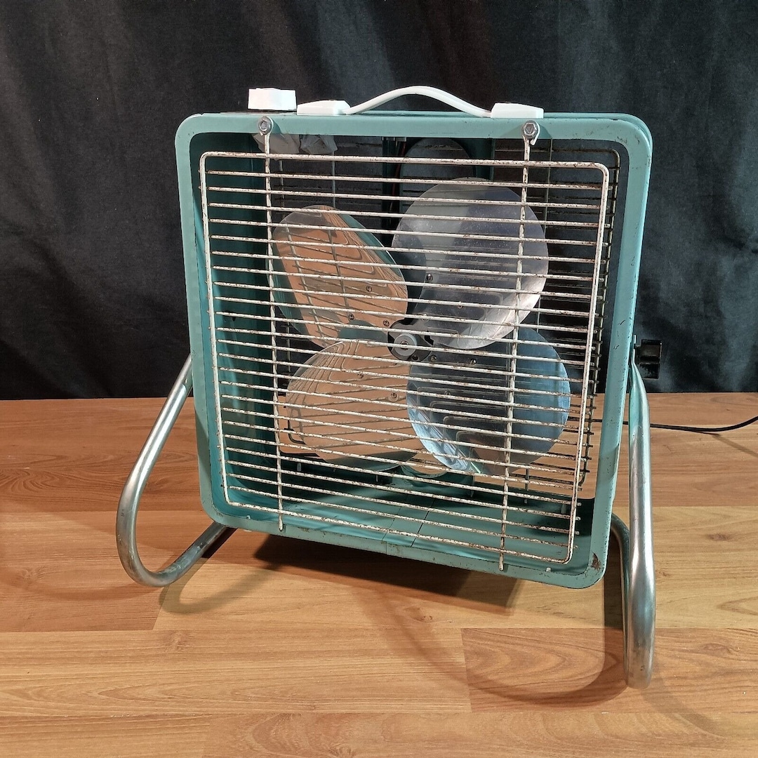 Vintage 12 Inch Eskimo Box Fan With Stand Model No. 121060 Fan - Etsy