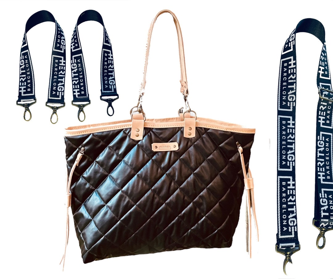 Padded Bag With Leather Handles and Trimming. Heritage Barcelona ...