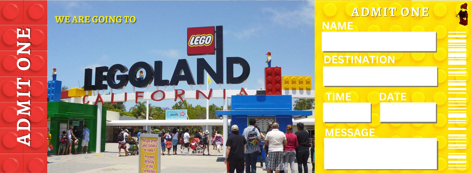 Legoland Surprise Printable