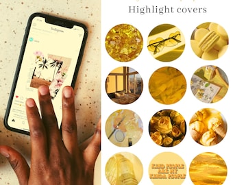 Yellow Instagram - Etsy