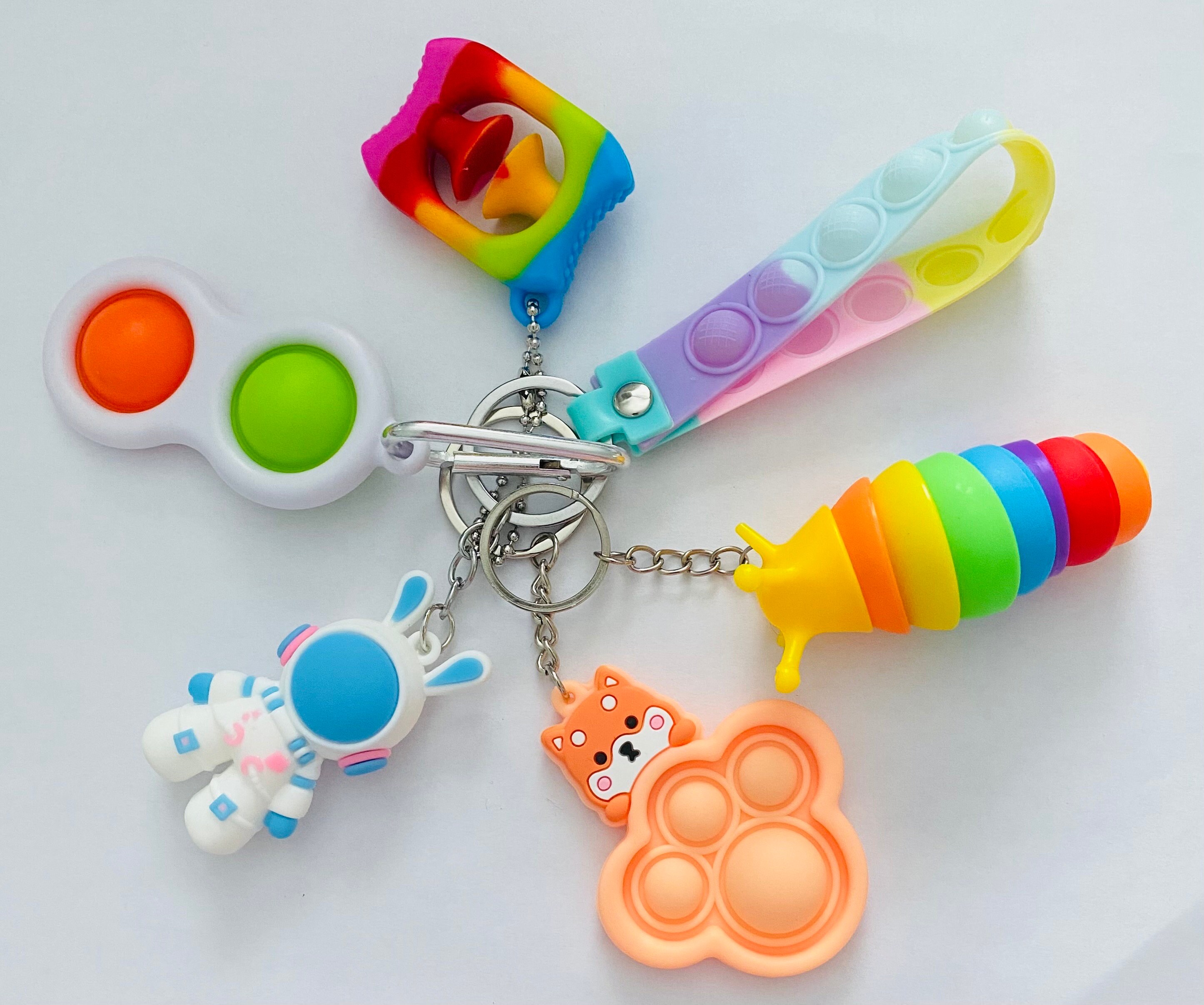 Sensory Fidgit Bundle / Anxiety Reducing Key Charm Bundle / - Etsy UK