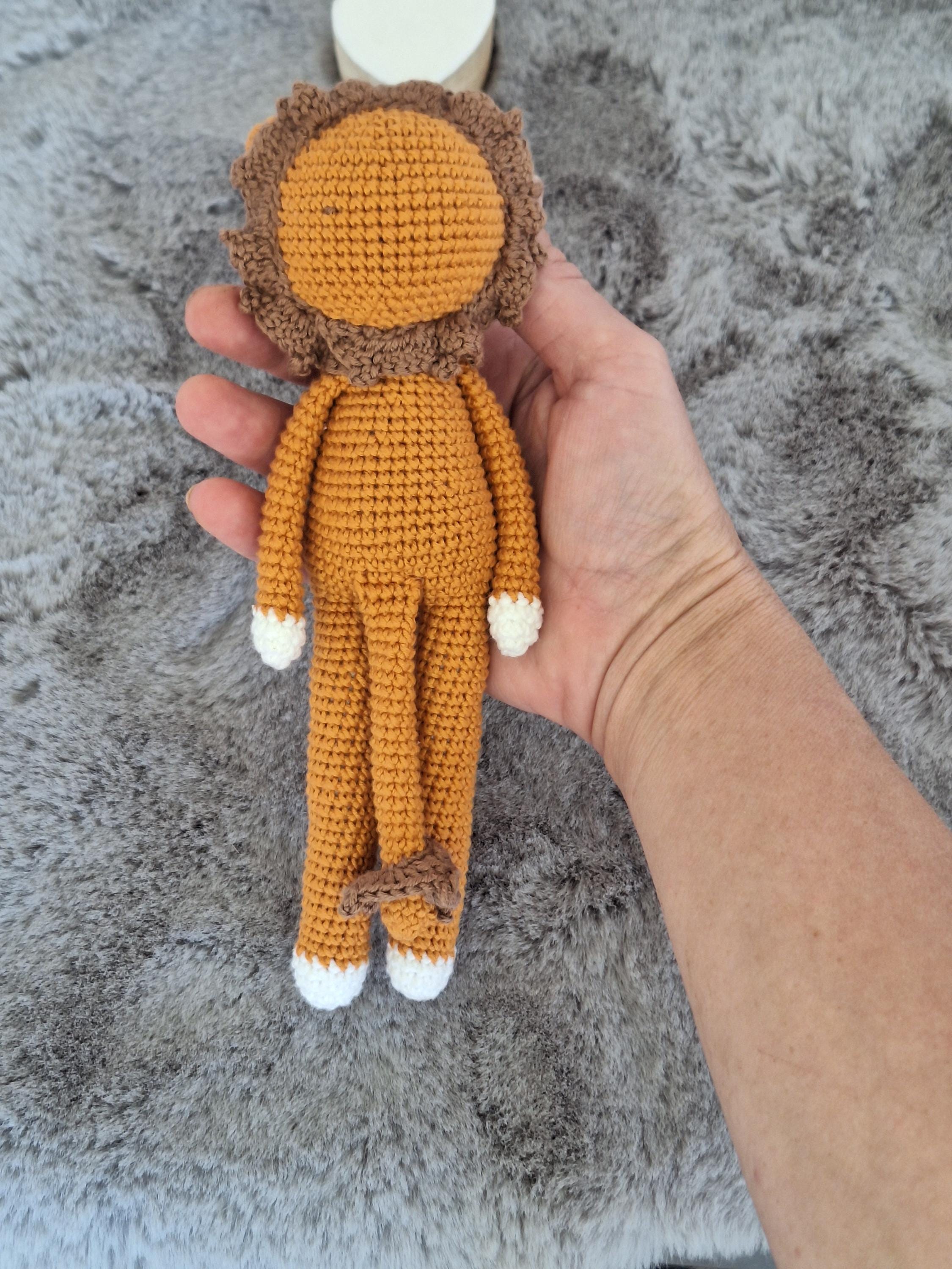 Crochet Baby Lovey and Lion Toy Bundle, Set of Baby Shower Gift ...