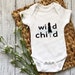 Wild Child SVG, Baby Onesie SVG, Baby Shower SVG, Wild Child, Cute Baby ...
