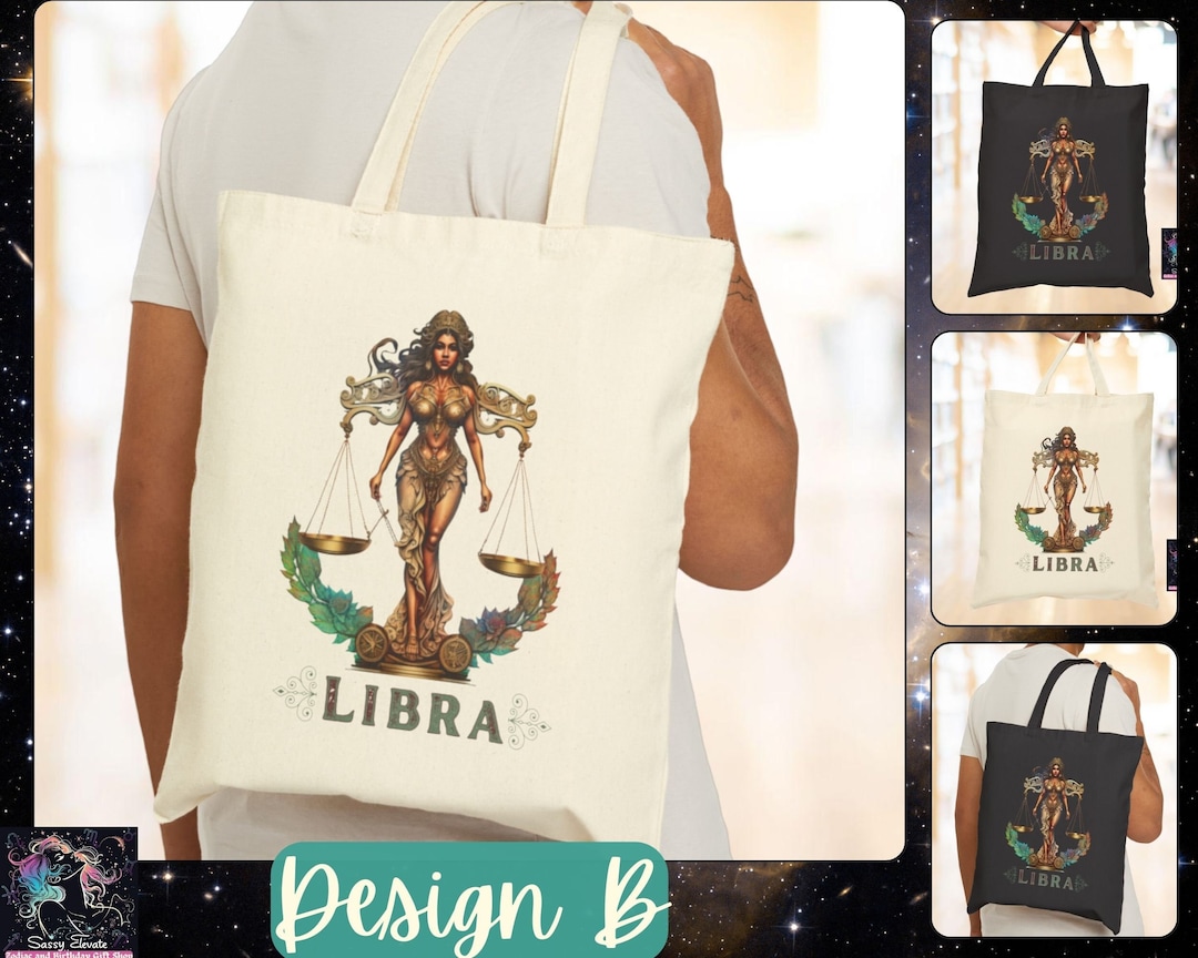 Libra Gift Libra Canvas Tote Bag Libra Zodiac Gift Astrology Expert ...