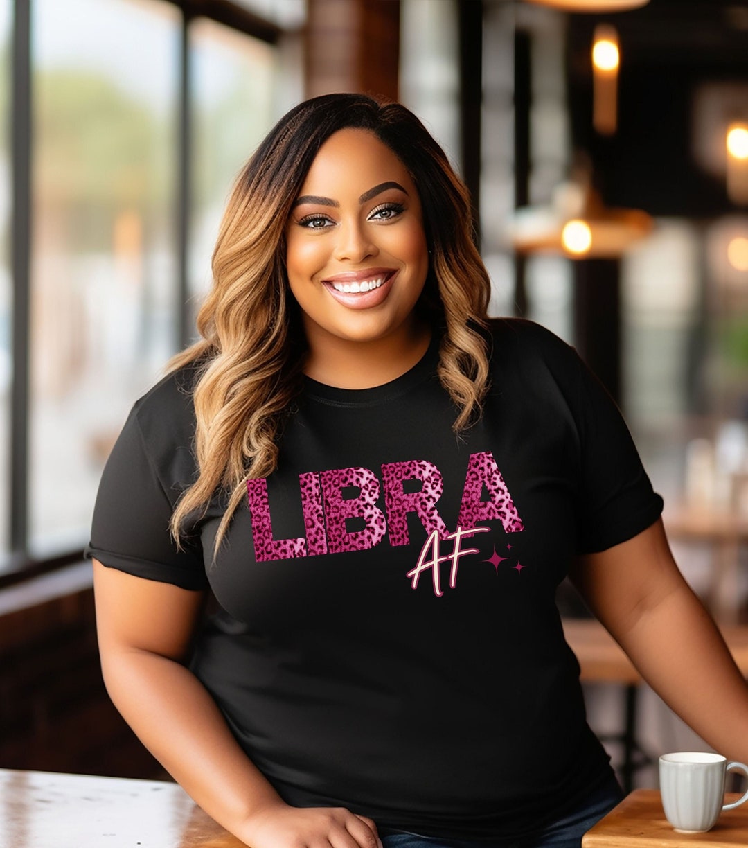 Libra AF Shirt, Libra Zodiac T-shirt, Birthday Gift for Her, Libra ...