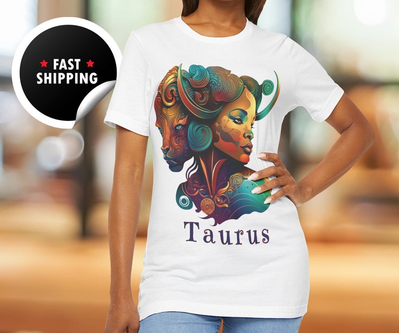 Taurus T Shirt Black Taurus Tshirt, Taurus Birthday Gifts for Her ...