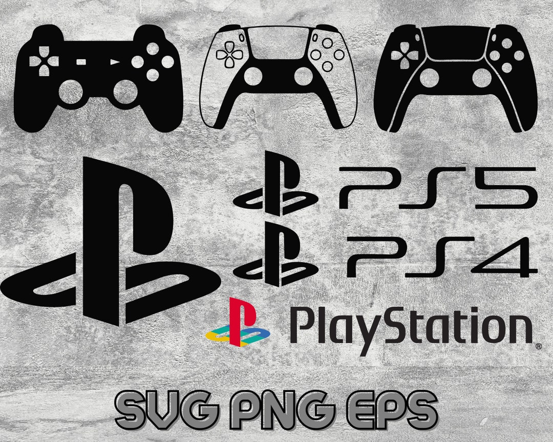 Playstation PS PS4 PS5 Gamer Svg Png Eps Clipart Vector - Etsy