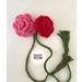 Rose Bookmark Pattern / Crochet Rose Bookmark Pattern - Etsy UK