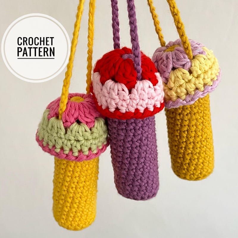 Mushroom Lip Balm Crochet - Etsy