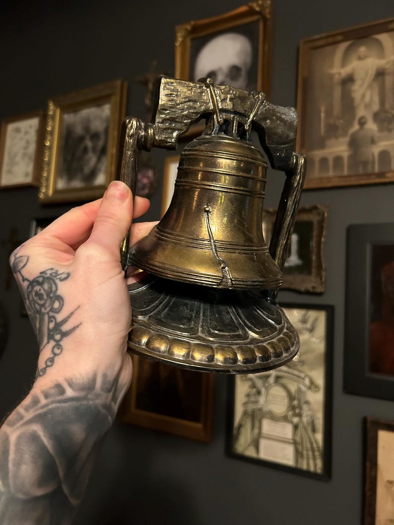 Vintage Liberty Bell Book End (americana, Traditional, 1970s, History ...