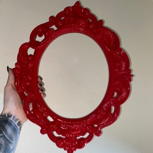 Handmade Ornate Oval Plaster Snake Serpent Frame - Etsy