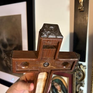 Last Rites Crucifix With Candles macabre, Last Rites Kit, Sick Call ...