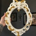 Handmade Ornate Oval Plaster Snake Serpent Frame With Baphomet goth ...