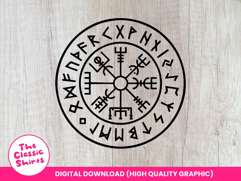 Viking Compass Vegvisir digital Download - Etsy