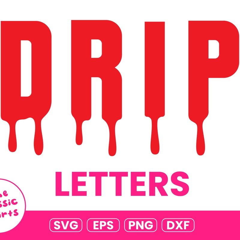 Dripping Letters - Etsy