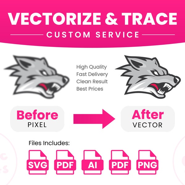 Logo Redesign Vector - Etsy UK