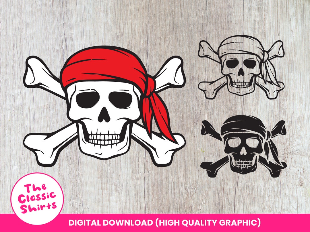 Pirate Skull SVG, Skullcap Vector (instant Download) - Etsy